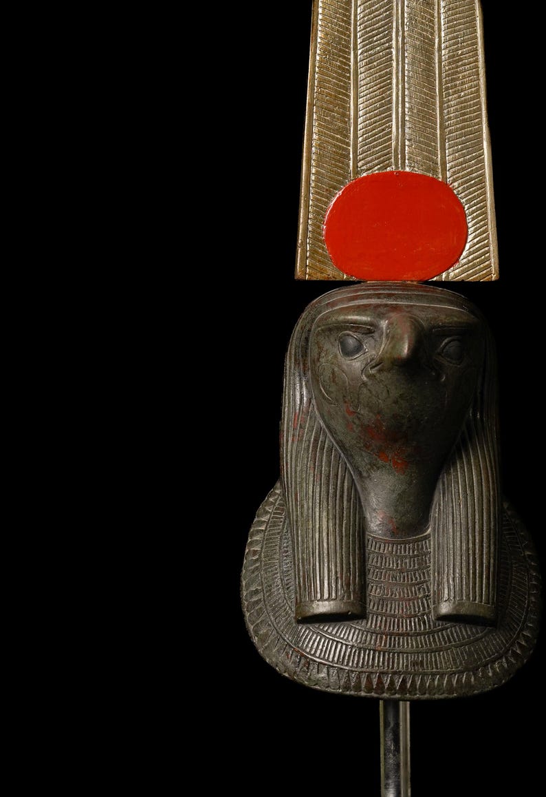 Egyptian God Ra Statue, Museum Replica Piece - Etsy