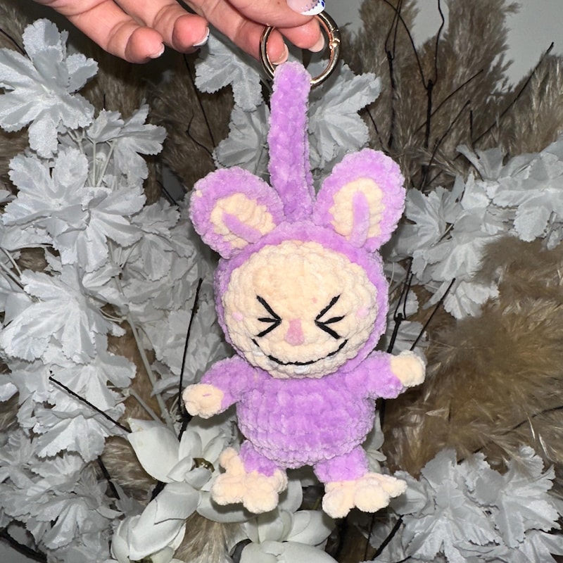 Labubu Plush Key Chains - Etsy