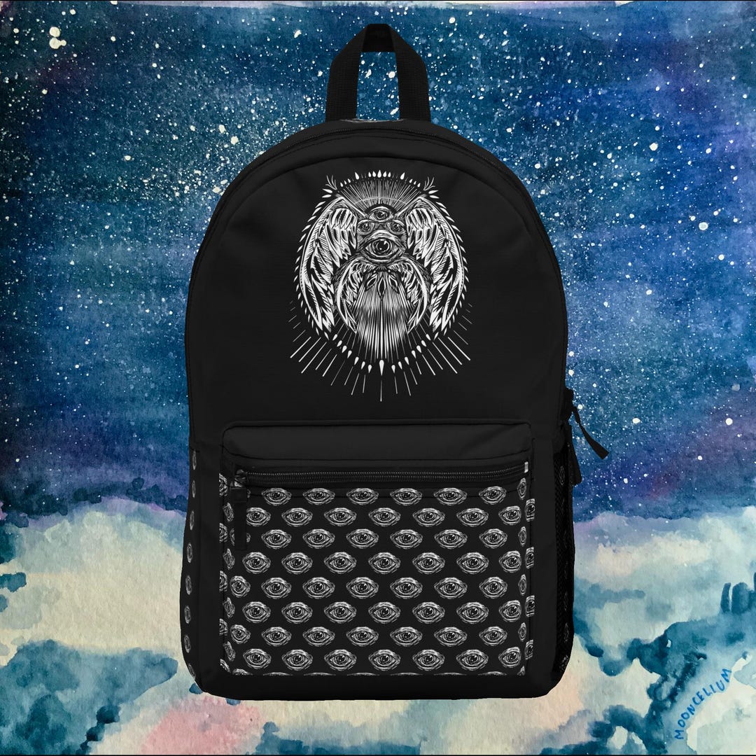 Biblically Accurate Angel Angel Backpack Dark Aesthetic Goth Dystopian ...