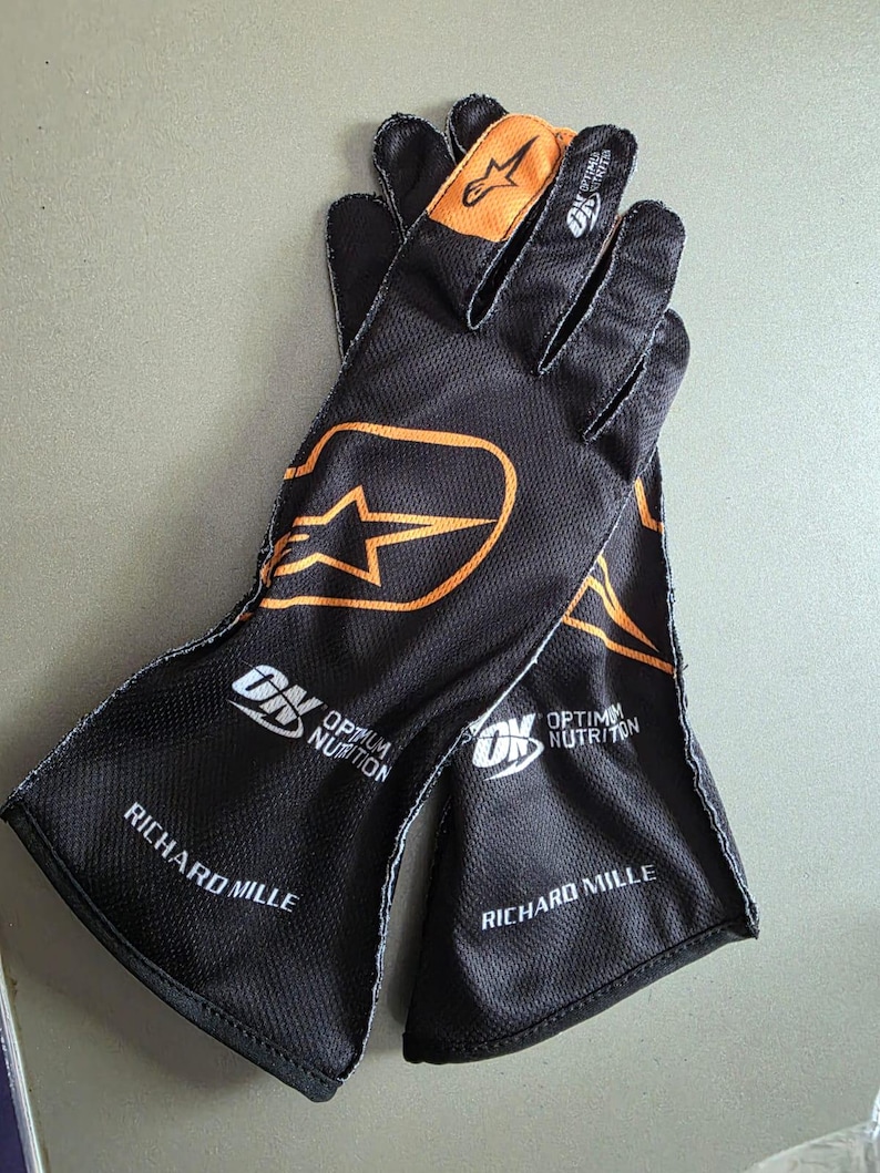 F1 Mclaren Racing Gloves | Karting Gloves | Sim Racing Gloves ...