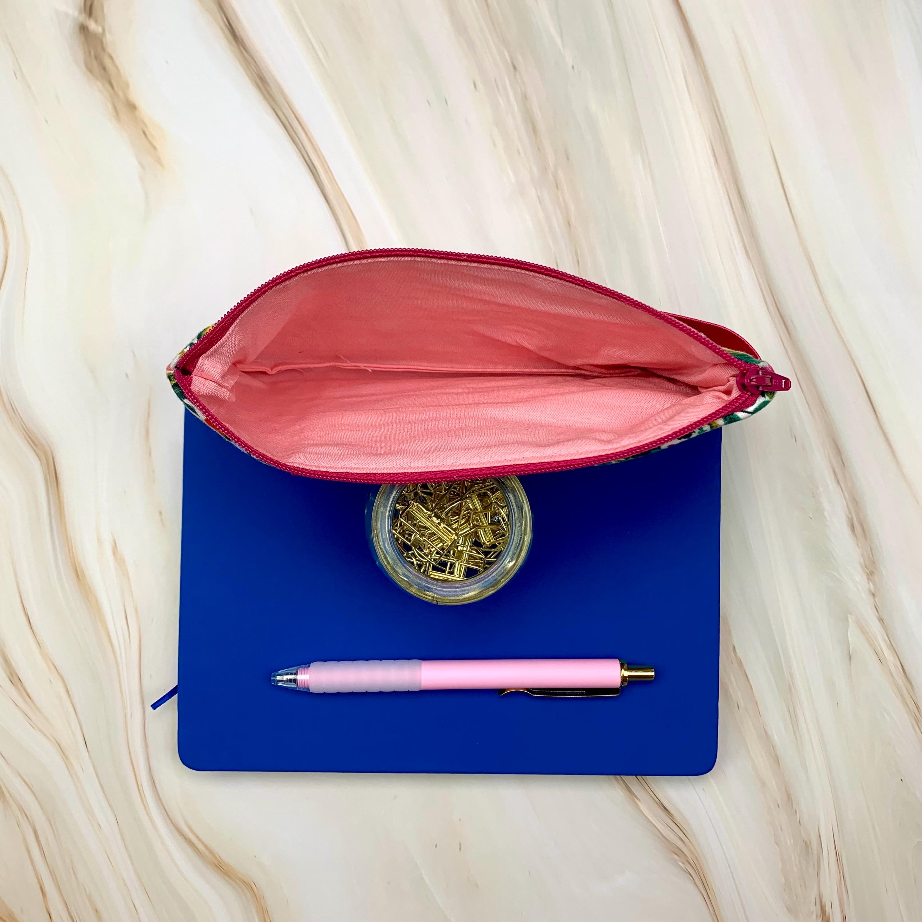 Pen Pouch for Writing, Planner Pen Holder With Elastic Band, Handmade ...