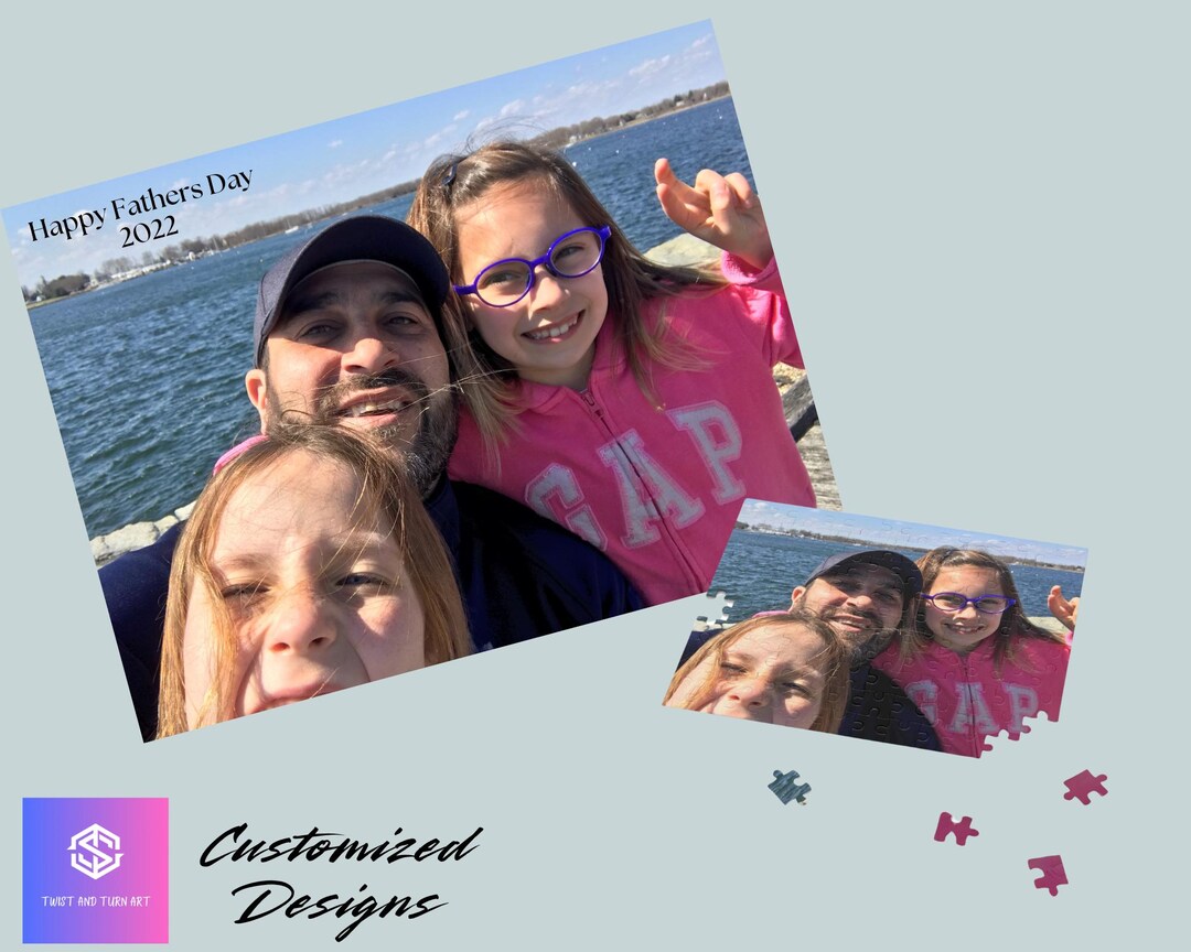 Custom Family Puzzle, Personalized Photo Puzzle for Kids & Adults ...