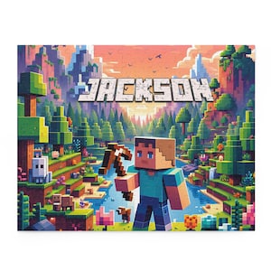 Custom Kids Puzzle, Pixel Art Puzzle - 30, 120, 252, 500-piece Jigsaw ...