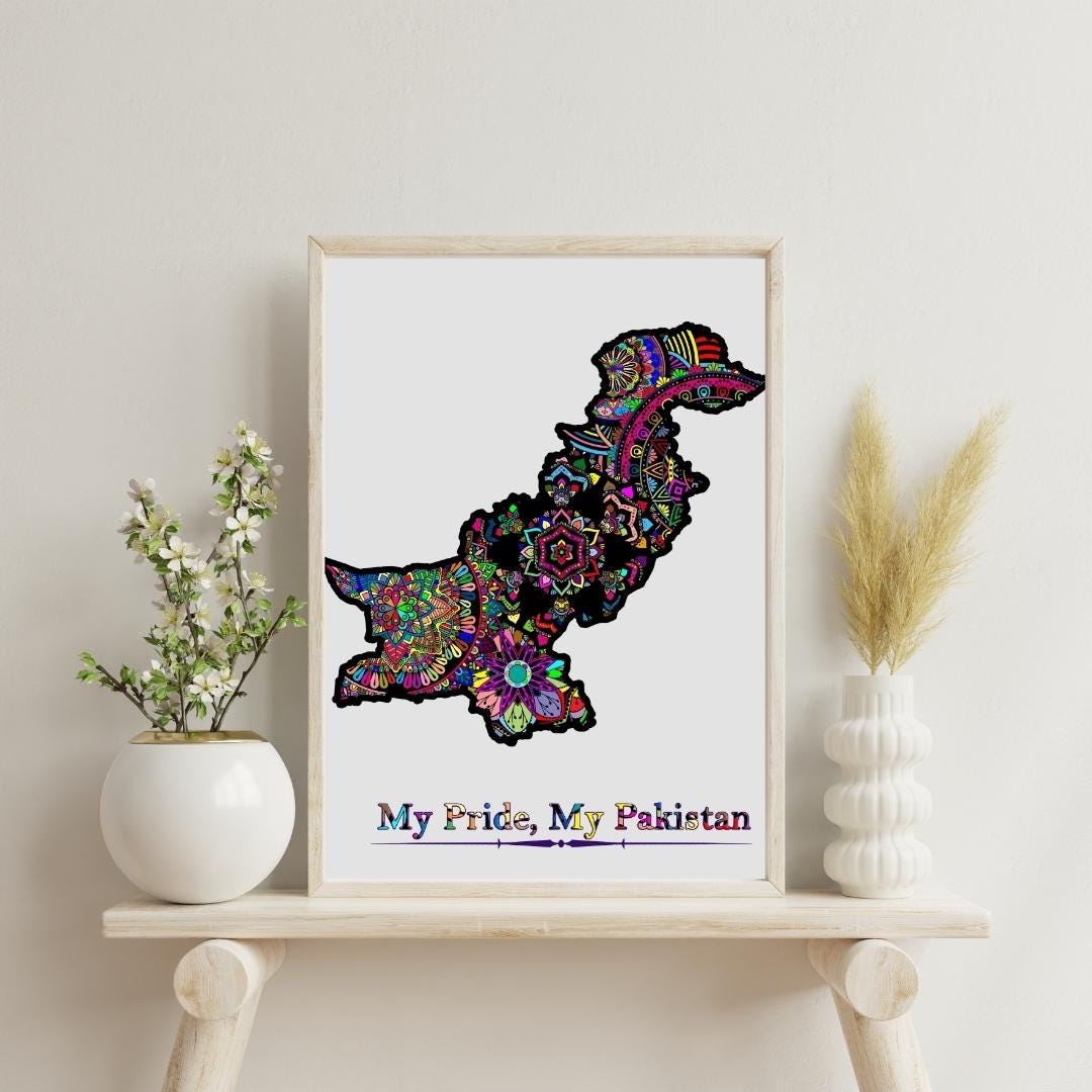Pakistan Map, Best Home Decore, Wall Art Design, Pakistan Map Design ...