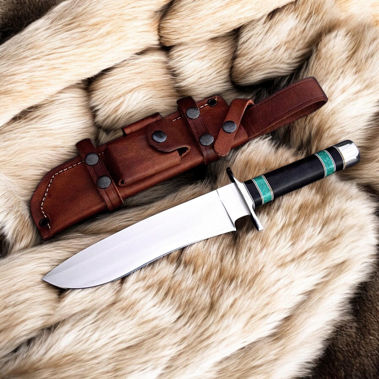 Viking War-tooth D2 Combat Bowie Knife , Best Personalized Handmade ...