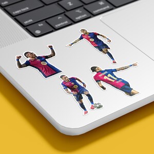 Raphinha Stickers | Cartoon Soccer Vinyl Stickers | FC Barcelona ...