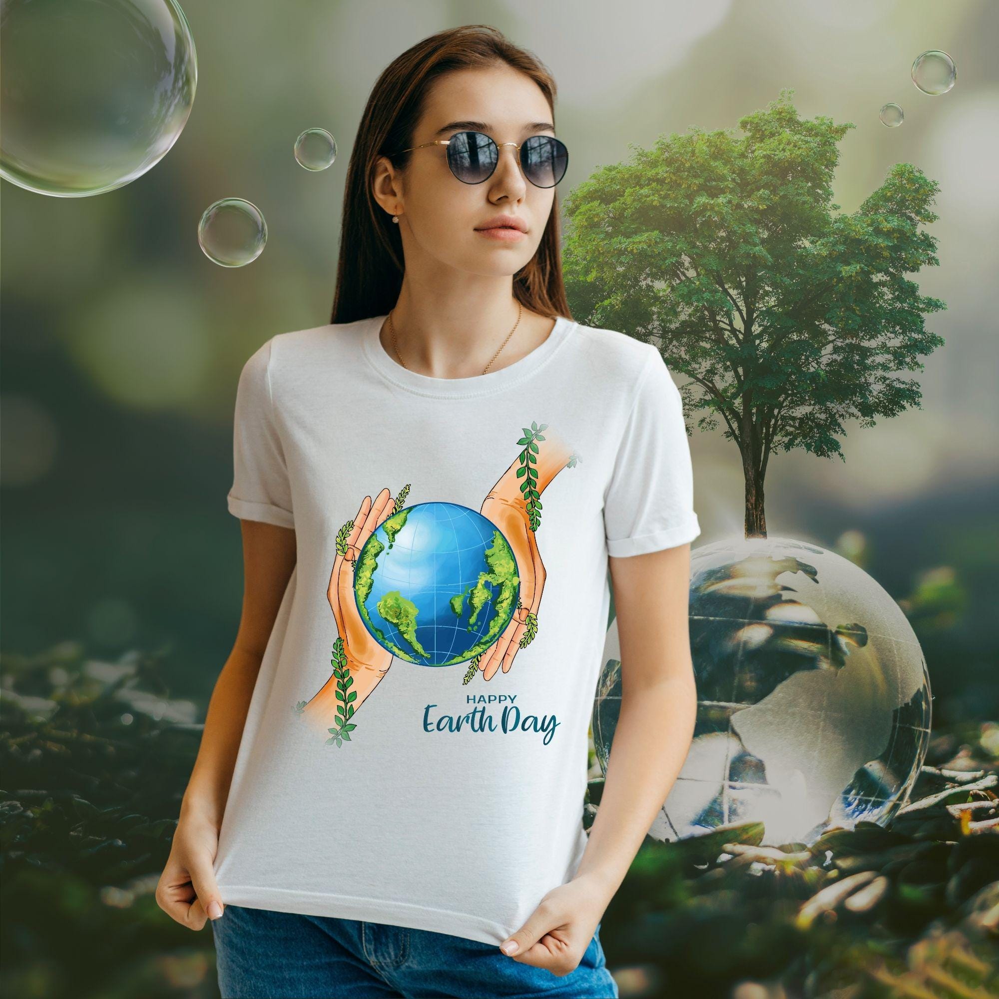 Watercolor Earth Day Clipart, Environmental Awareness Images, Earth Day ...