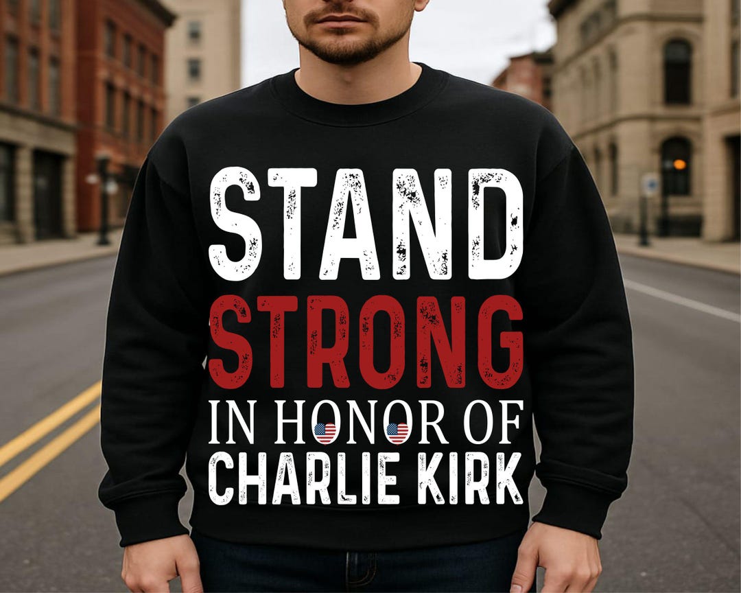 Charlie Kirk - Stand Strong SVG - Human Rights (digital Download) - Etsy