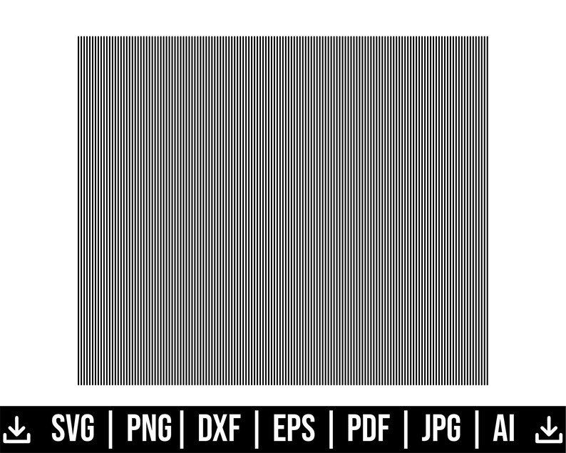 Vertical Stripe Pattern SVG: Line Print Cut File (instant Download) - Etsy