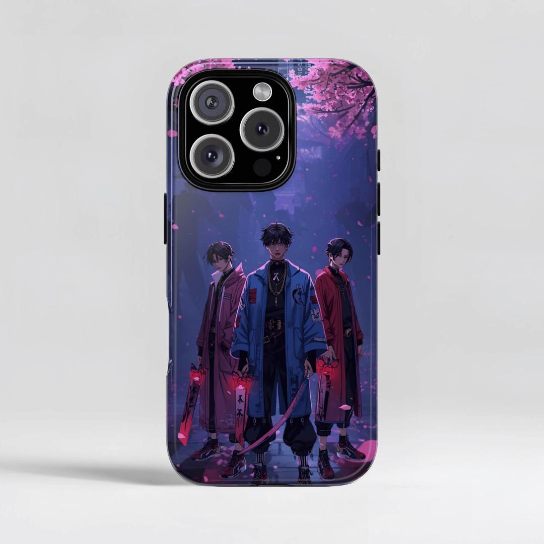 Anime Demon Hunters Phone Case, Kpop Aesthetic Cover, Cherry Blossom ...