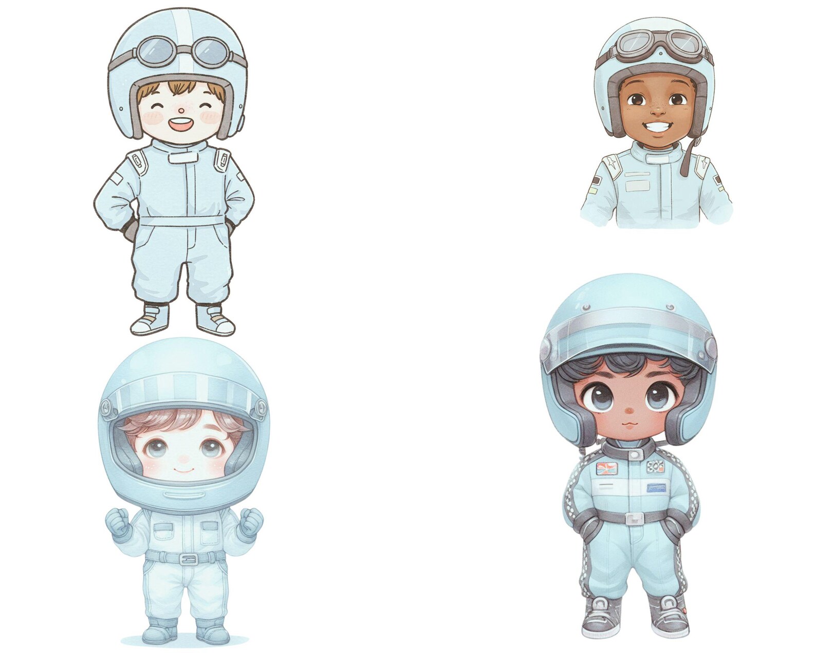 Baby Racer Clipart, Race Car Clipart, Blue Little Racer, Baby Shower ...