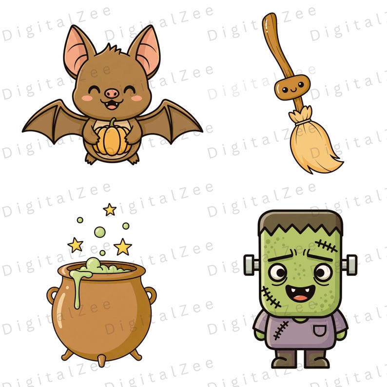 Groovy Halloween Clipart, Retro Halloween Png, Hippie Ghost Png, Pastel ...