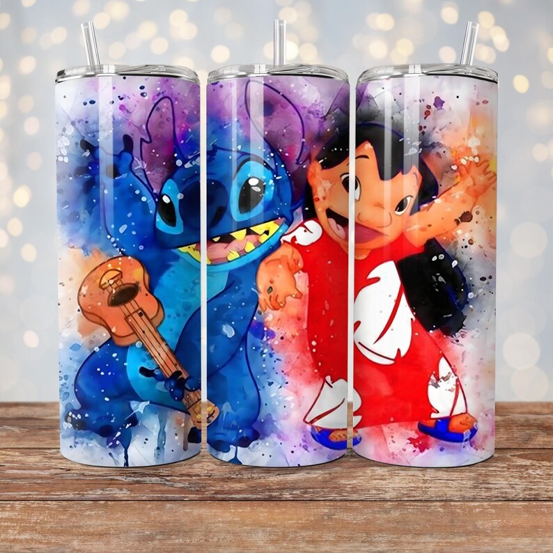 300+ Stitch Tumbler Wrap Bundle, Lilo & Stitch Sublimation Designs ...