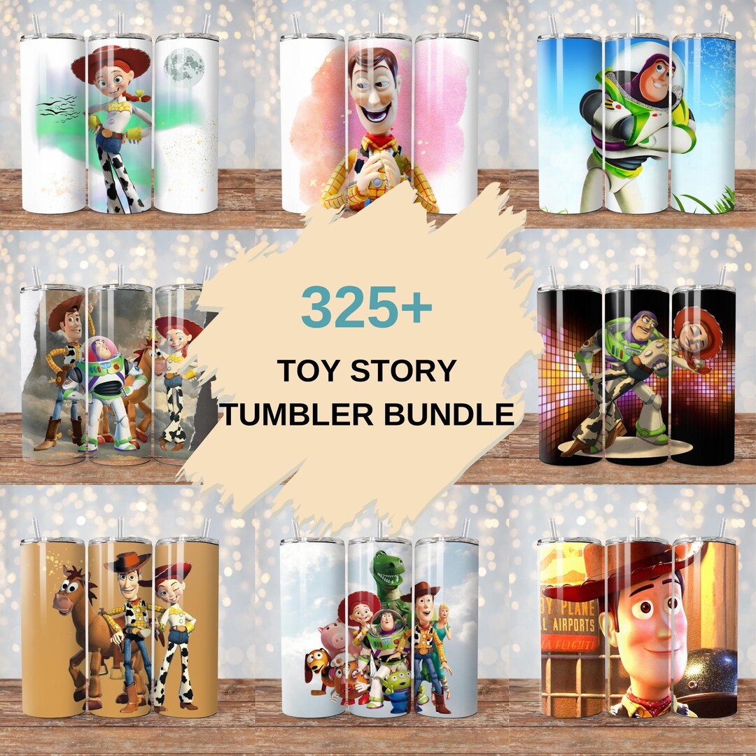 325+ Toy Story Tumbler Wrap Bundle, Digital 20 Oz Skinny Tumblers ...