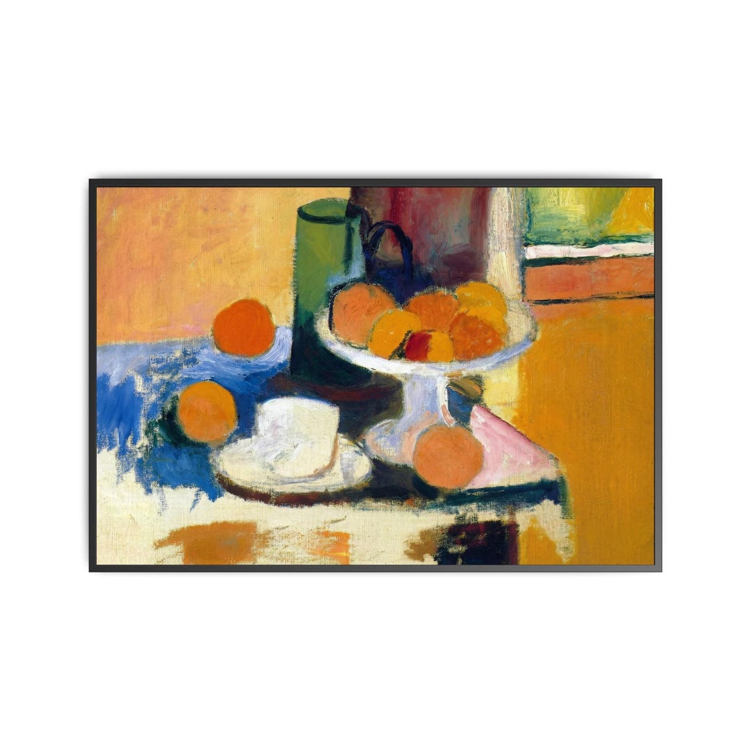 Henri Matisse, Still Life With Oranges II 1899, Matisse Wall Art ...