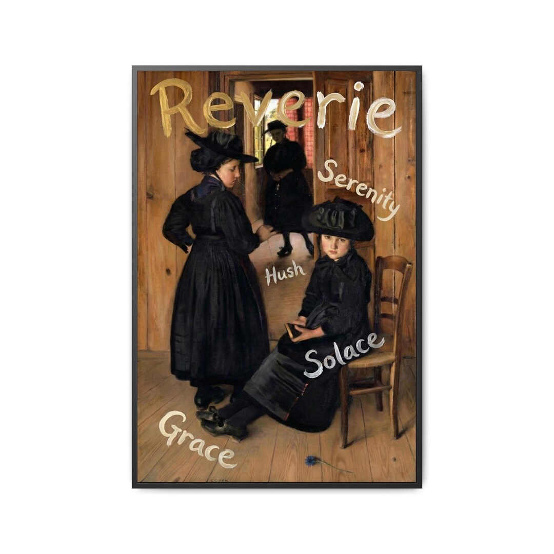 Girls of the Valais Before Churchgoing by Charles Giron Archival Paper ...