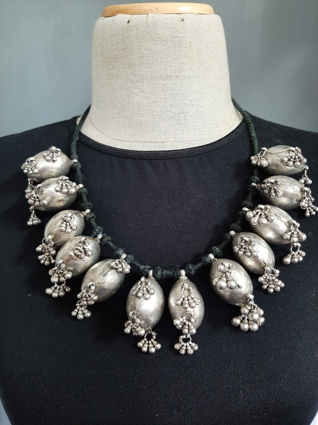 Vintage India Manga Malai Wedding Necklace, Late 19th Early 20th ...