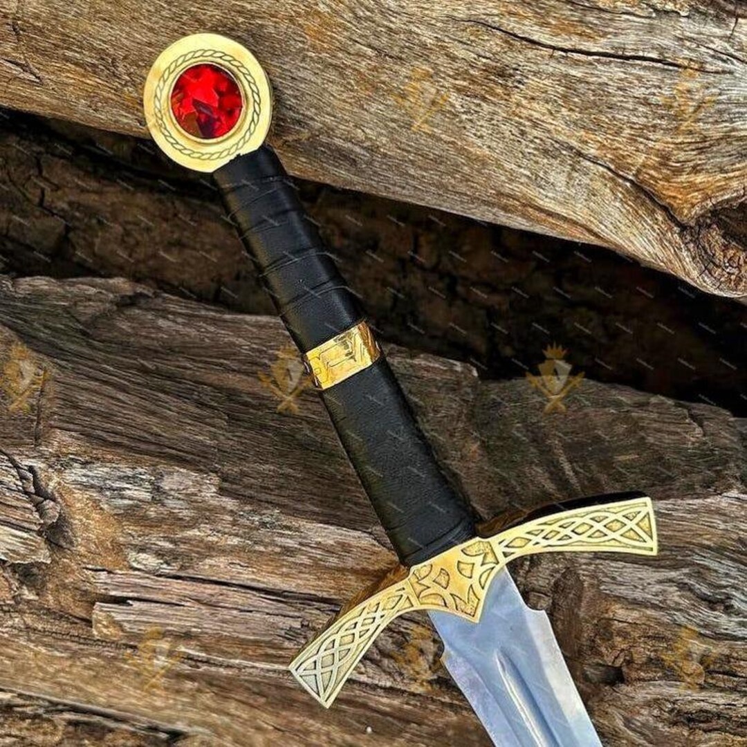 Goldryn Sword Throne of Glass Replica Sword Steel Blade Brass Guard and ...