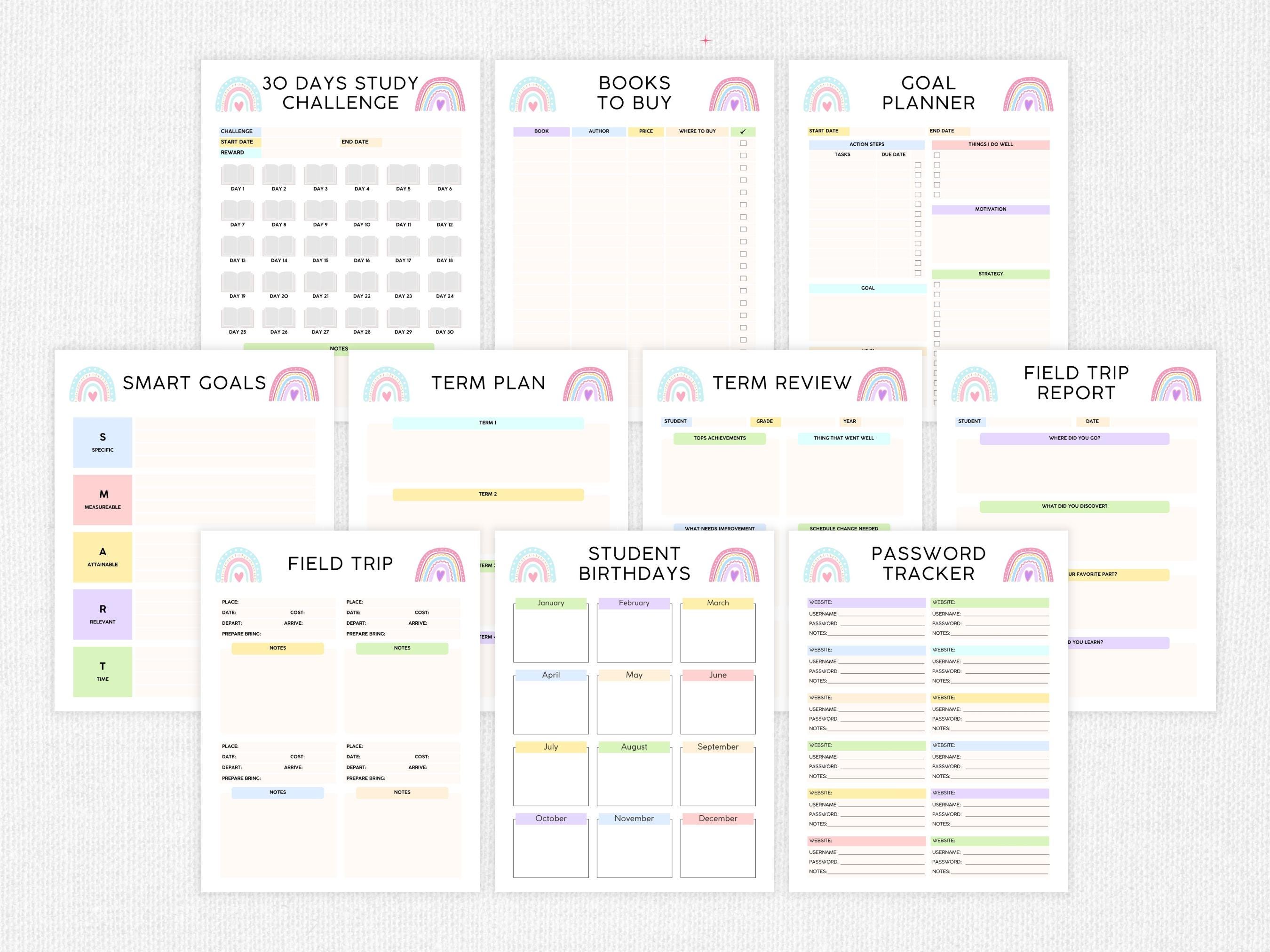 Homeschool Planner Printable, Ultimate Homeschool Planner, Homeschool ...
