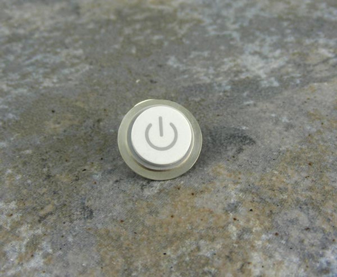 Recycled Mac Power Button Tie Pin - Recycled, Apple, Keyboard, Computer ...