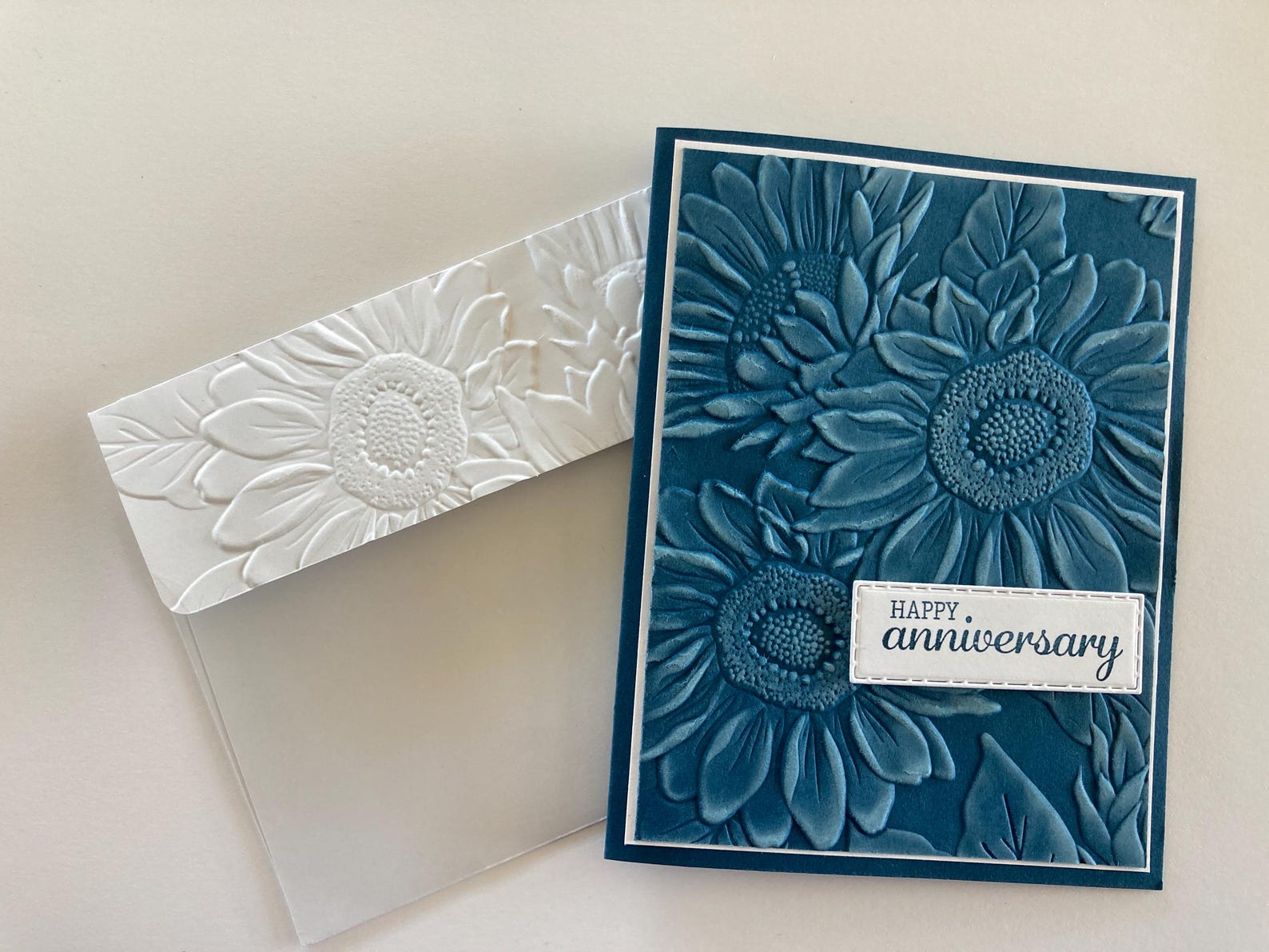 Anniversary Card. Greeting Card. Matching Envelope. Unique Card ...