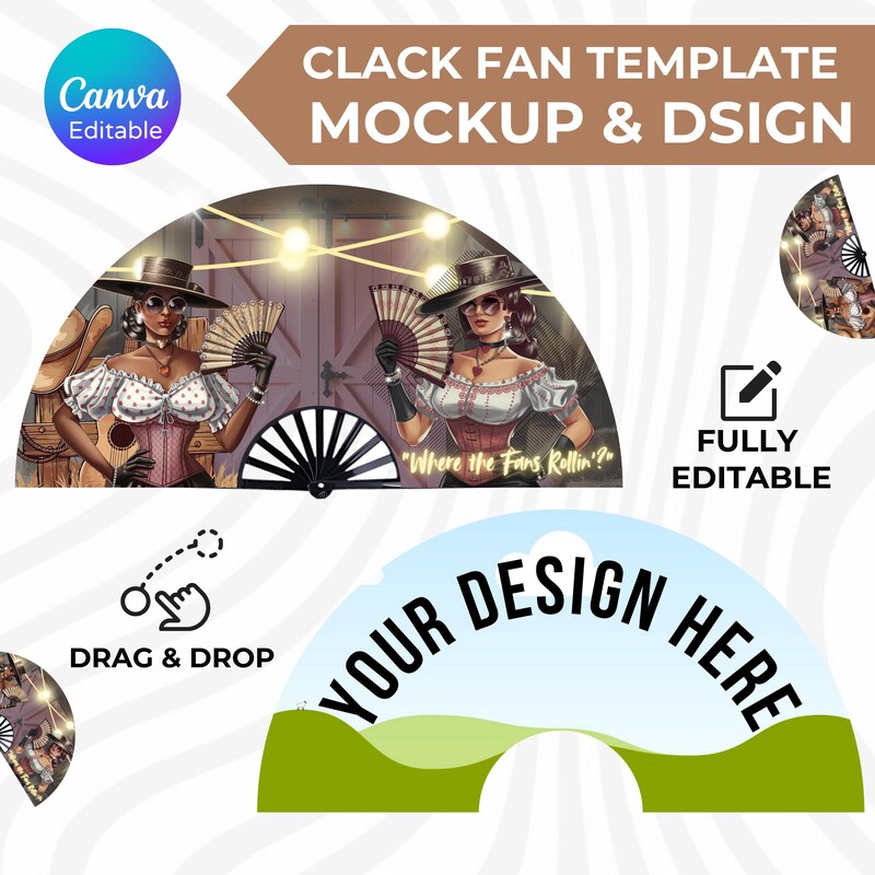 Custom Clack Fans - Etsy