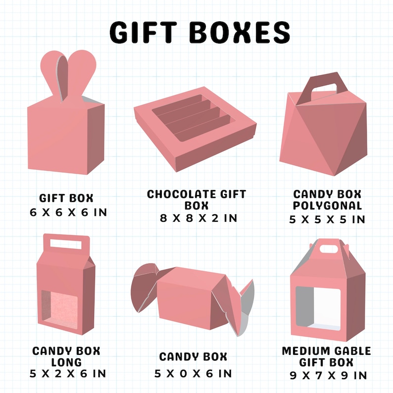 Party Favor Boxes & Purse Bundle Editable Canva Template,custom Gift ...