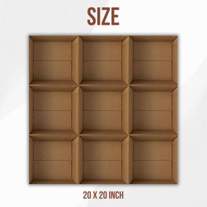In the Cardboard Box Template, Inside the Box Template, Square ...