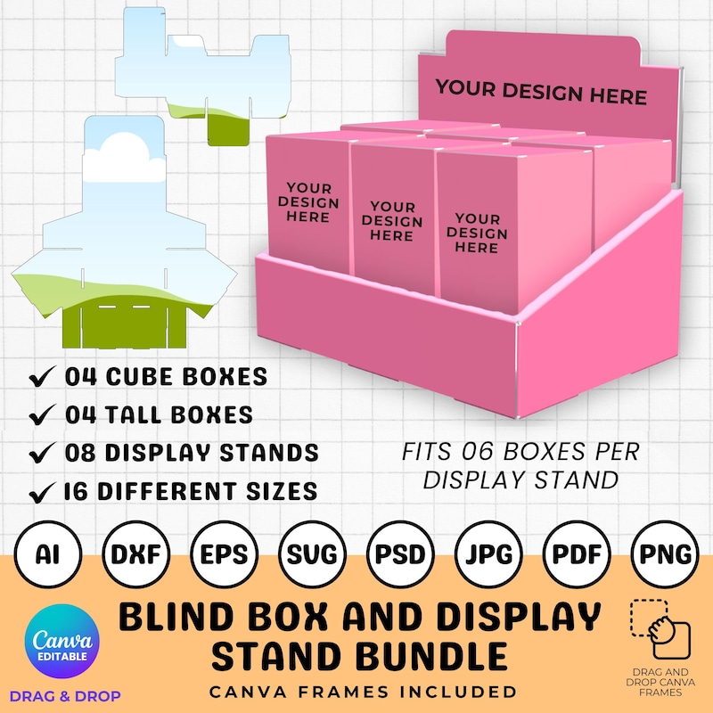 Blind Box Templates - Etsy