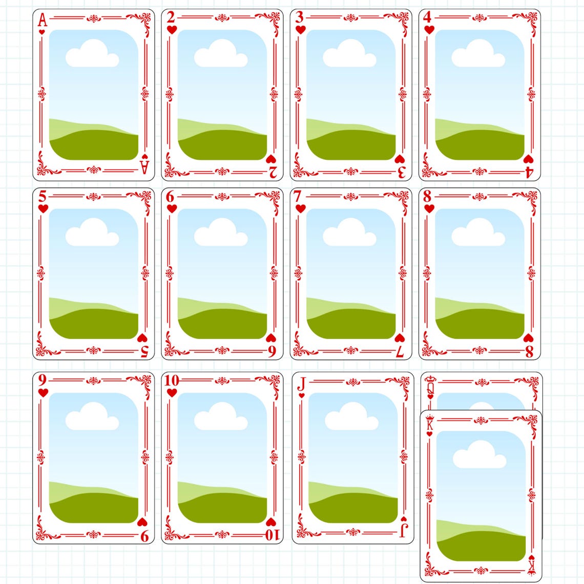 DIY Playing Card Templates, Printable Poker Cards, Blank Playing Cards ...