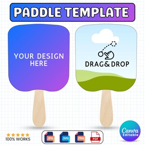 Fan Template Svg, Paddle Fan Template, Church Fan Template, Wedding ...
