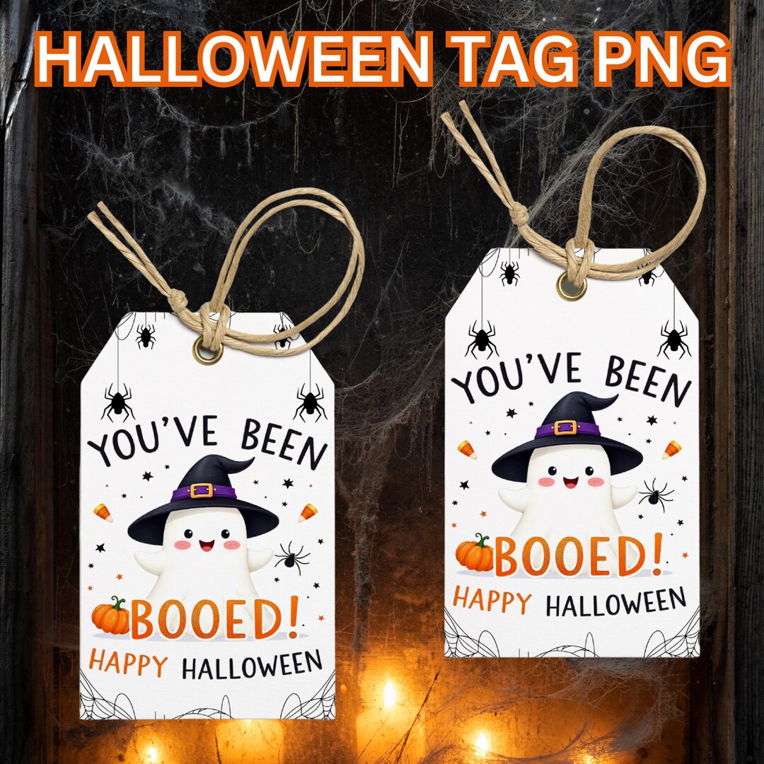 Printable Halloween Gift Tag, Halloween Favor, Halloween Class Gift Tag ...