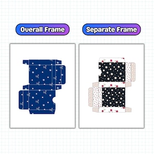 Editable Playing Card Box Template, Custom Blank Card Box Template ...