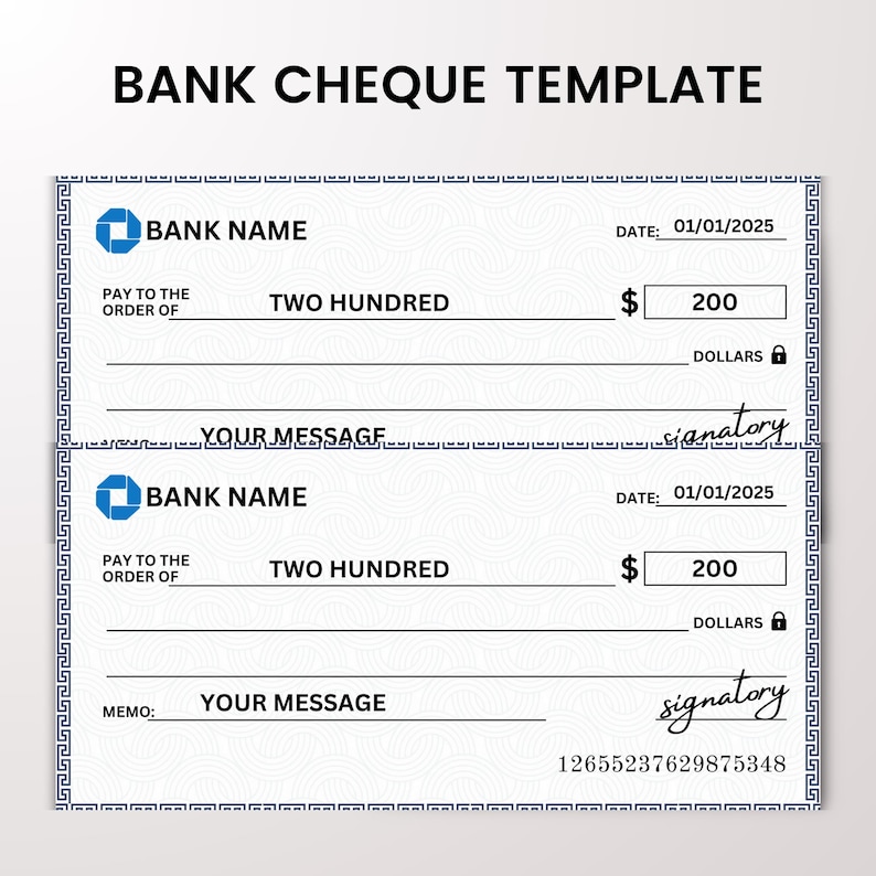 Super Large Blank Check, 36 X 18 in Manifestation Check Canva,blank ...