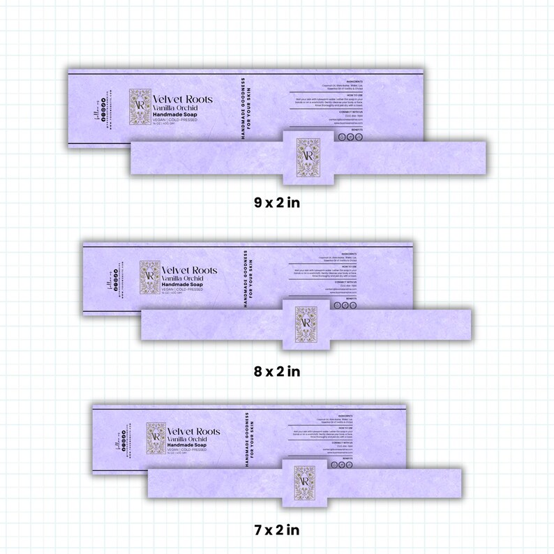 Soap Packaging Box Template Bundle, Canva Soap Box Template, Printable ...