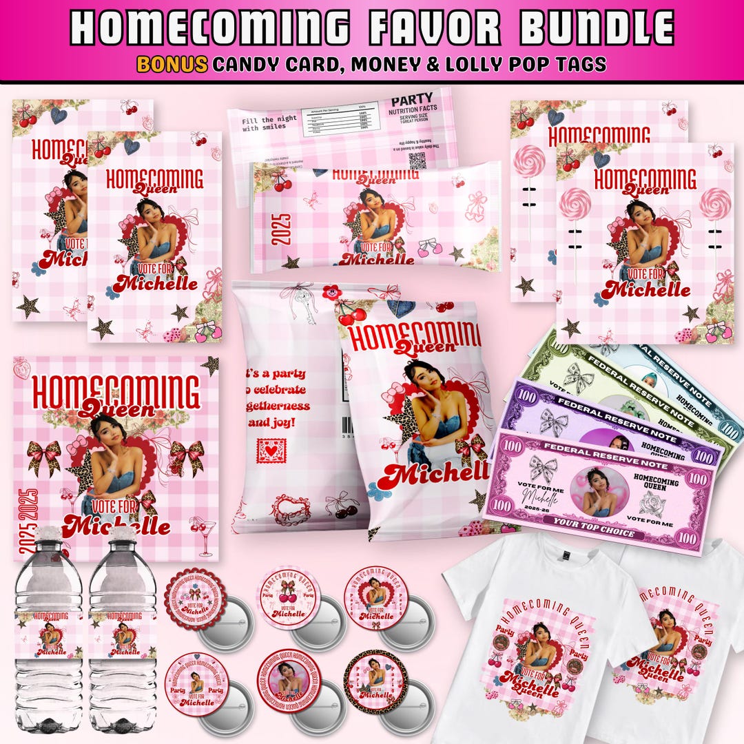 Homecoming Campaign Bundle, Cute, Cherry, Homecoming Queen, Homecoming ...
