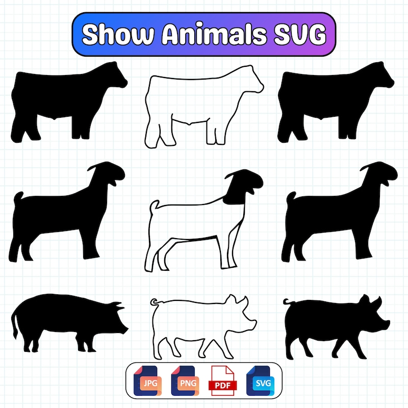 Show Goat Silhouette - Etsy