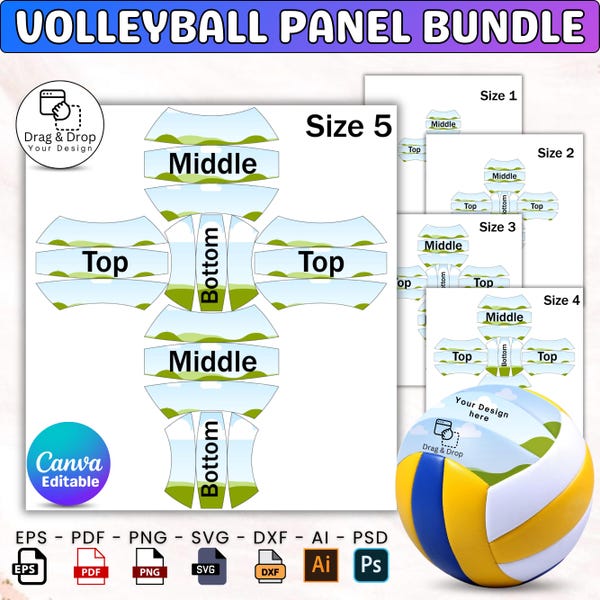 Volleyball Svg - Etsy