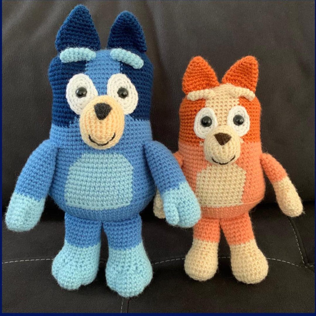 Blue the Dog Crochet Pattern | Blue Heeler Crochet Pattern | Blue ...