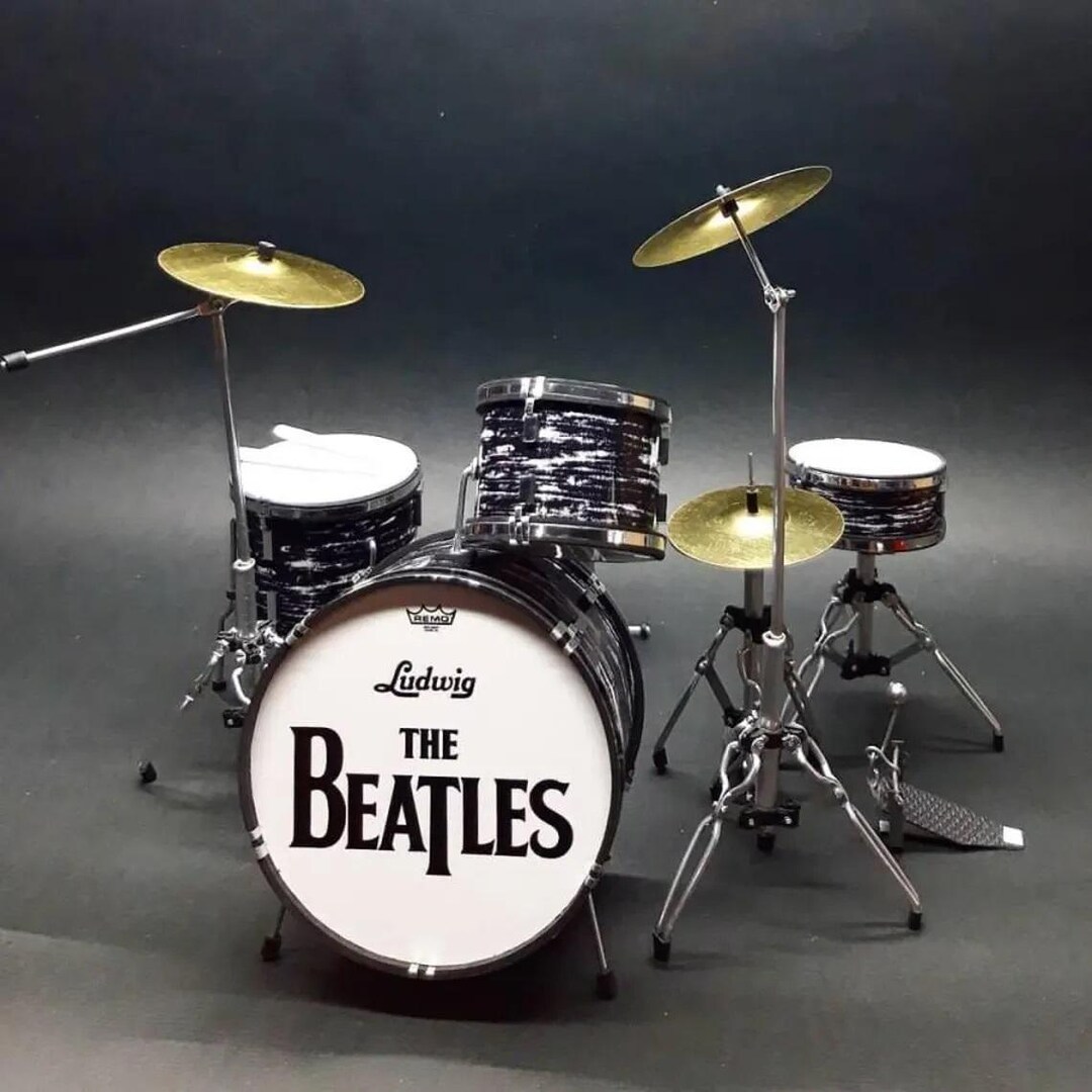 Miniature Drum Kit Rock Signature Musical Instrument Ornament Gift ...