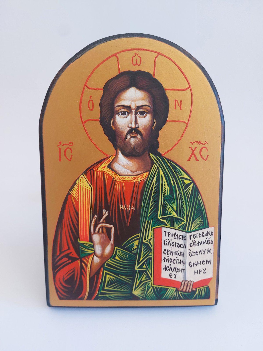 Jesus Christ the Teacher Icon / Hand-painted Orthodox Icon - Etsy