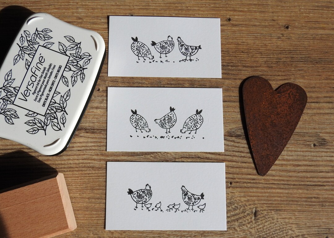 Hen Gatherings Rubber Stamp Hen Stamp Chicken Stamp - Etsy UK