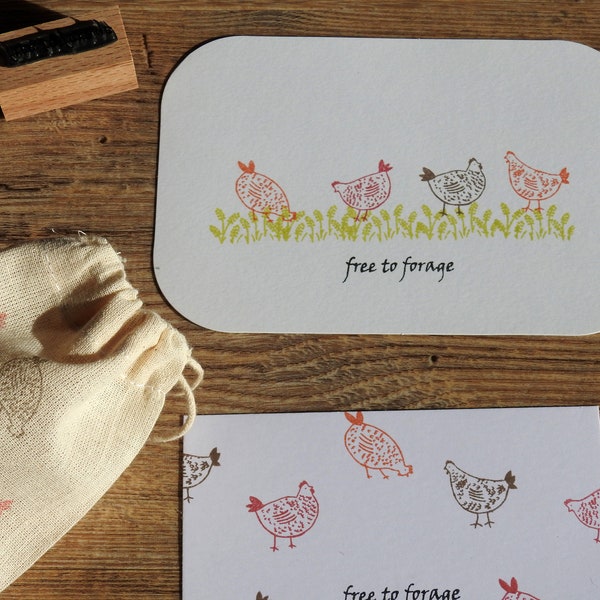 Hen Rubber Stamps - Etsy