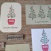 Naive Christmas Tree in Pot With Hearts 4 Piece Stamp Set - Etsy