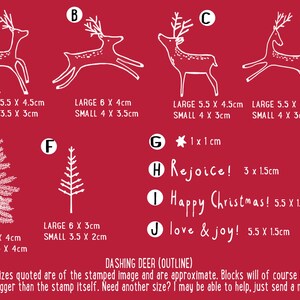 Dashing Reindeer Forest Scene Winter Woodland Festive | Etsy