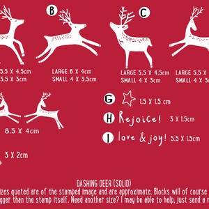 Dashing Reindeer Christmas Forest Winter Woodland - Etsy