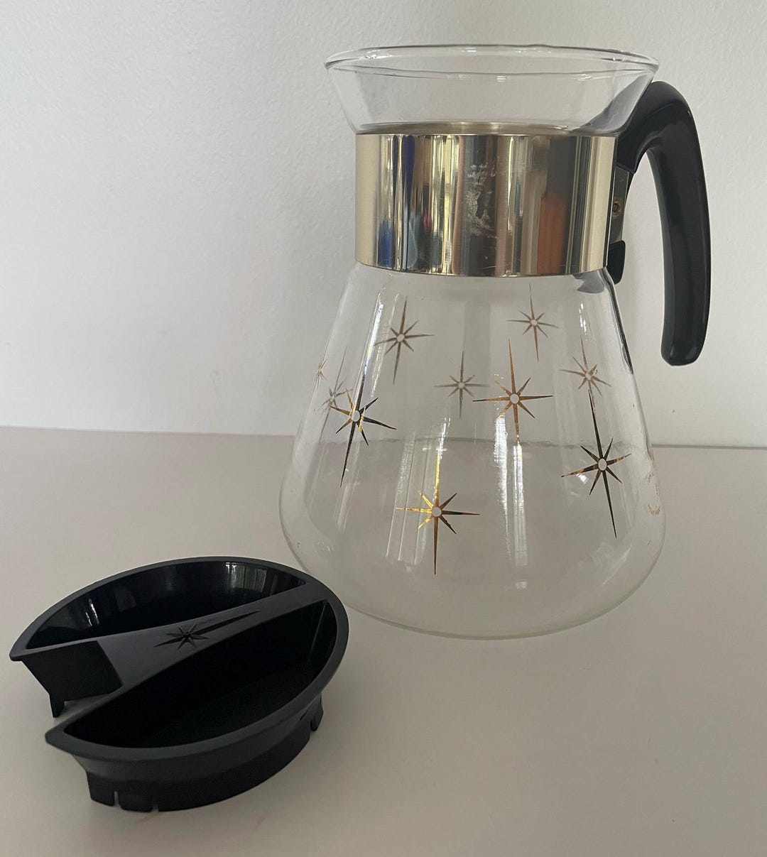Vintage Mid Century Modern Corning Ware Coffee Carafe With "atomic ...