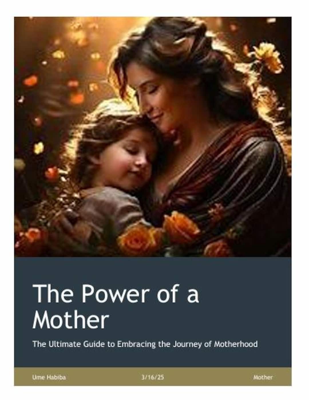 The Power of a Mother: the Ultimate Guide to Embracing the Journey of ...