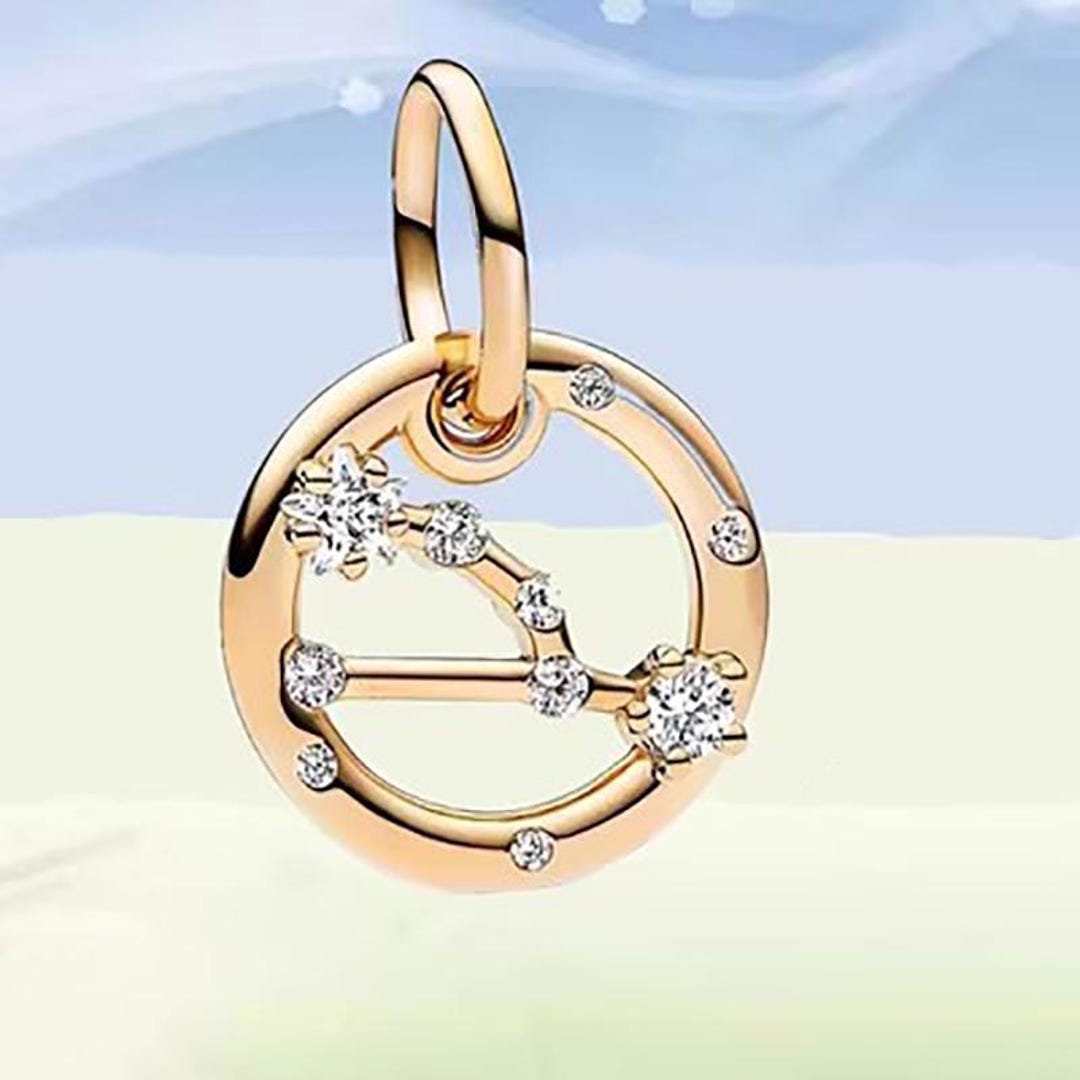 Pandora Sparkling Taurus Zodiac Star Sign Charm Pendant - Etsy