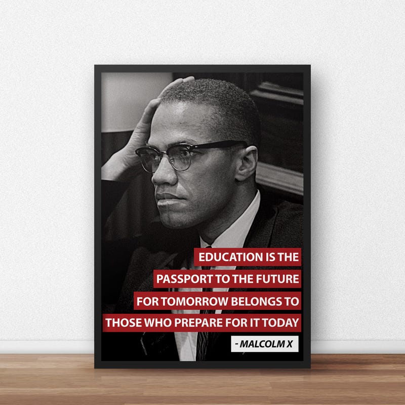 Malcolm X - Etsy